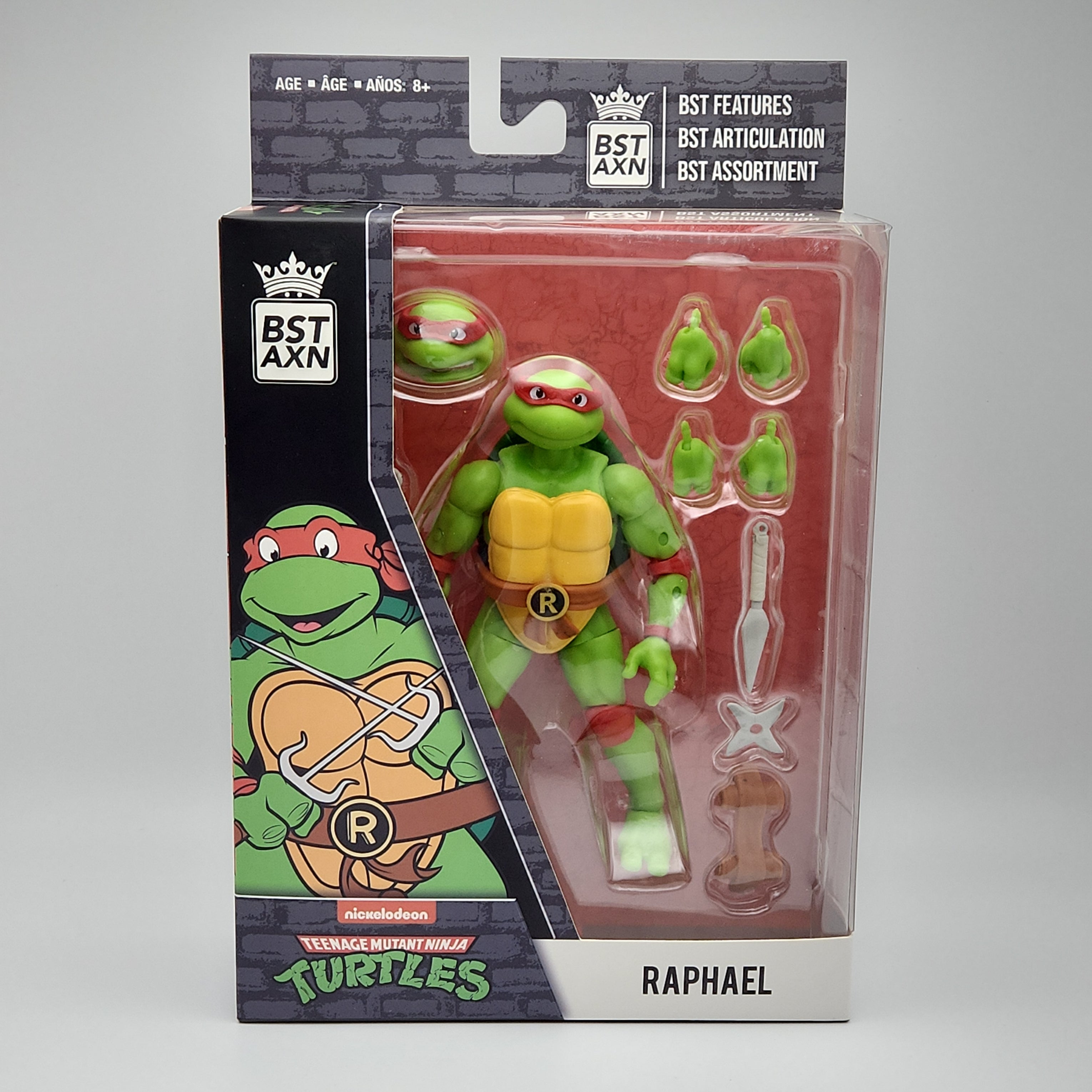 Teenage Mutant Ninja Turtles- Raphael (BST AXN) – Ten2SixToys